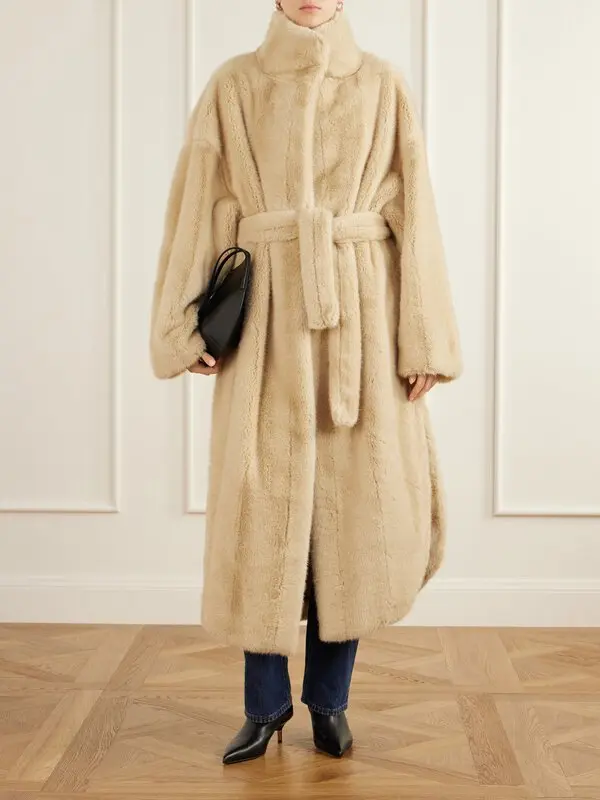 THE FRANKIE SHOP Ravello Plush Coat