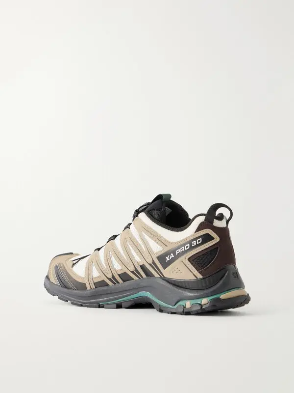 SALOMON Xa Pro 3d Rubber-trimmed Mesh Trainers - White