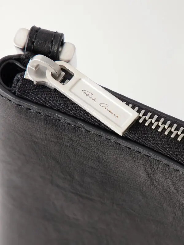 Rick Owens Leather Crossbody Wallet