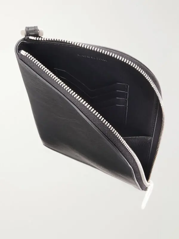 Rick Owens Leather Crossbody Wallet
