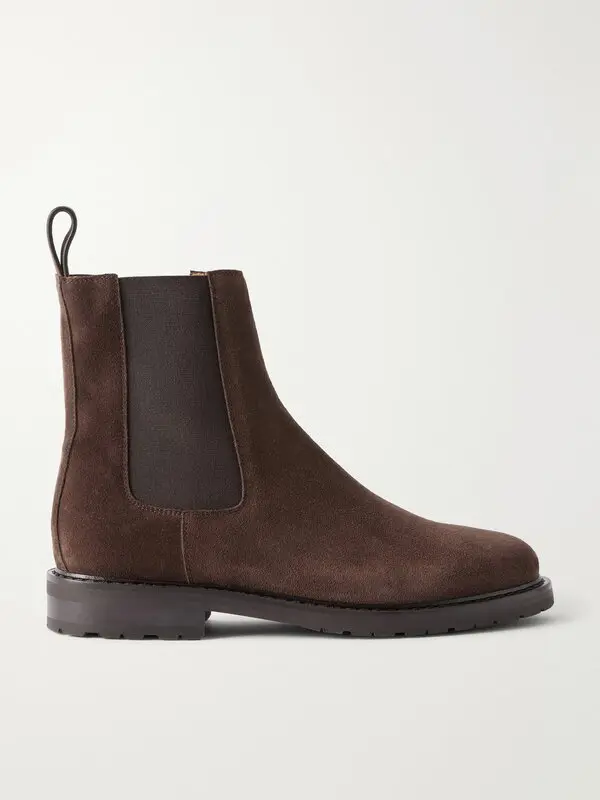 Legres 25 Suede Chelsea Ankle Boots - Brown