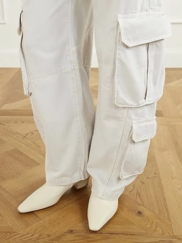 AGOLDE Ambika Utility Wide-leg Jeans - Neutrals