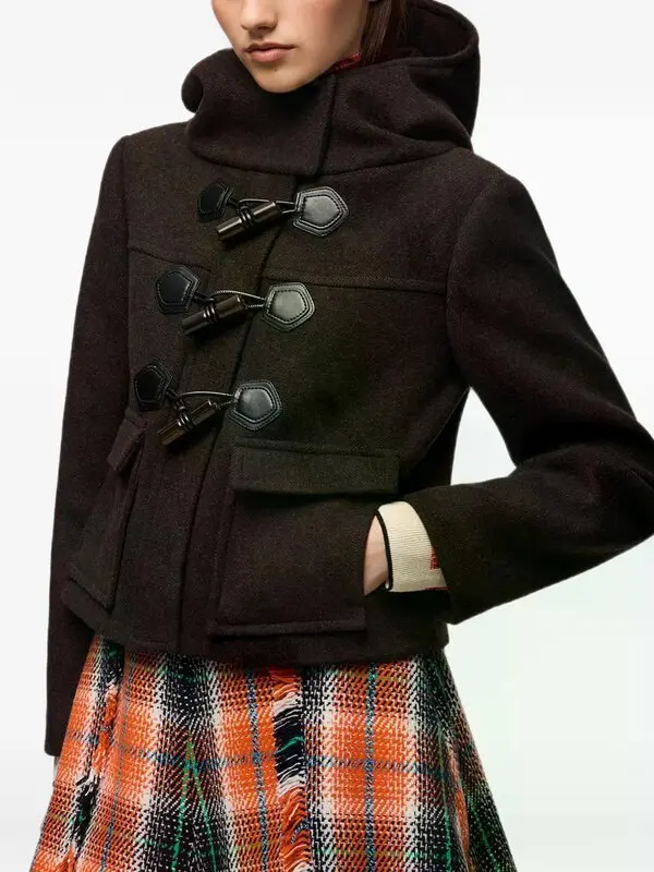 GANNI Wool Duffle Coat