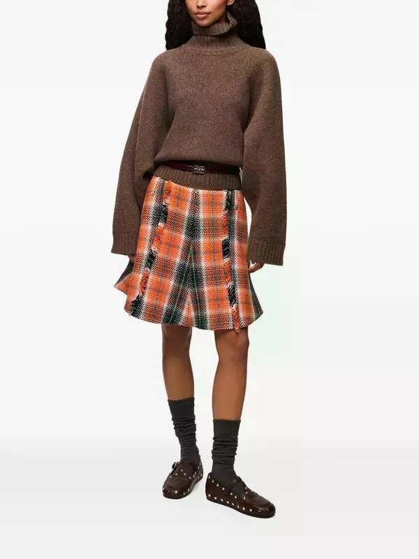 GANNI Turtleneck Sweater In Double Knit