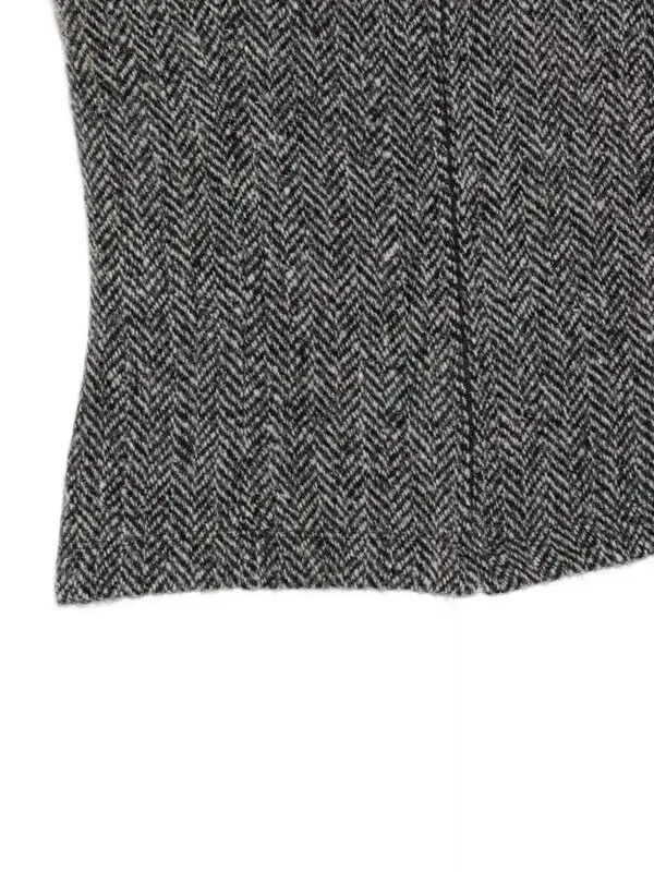 Dolce & Gabbana 2000s Herringbone Sleeveless Top