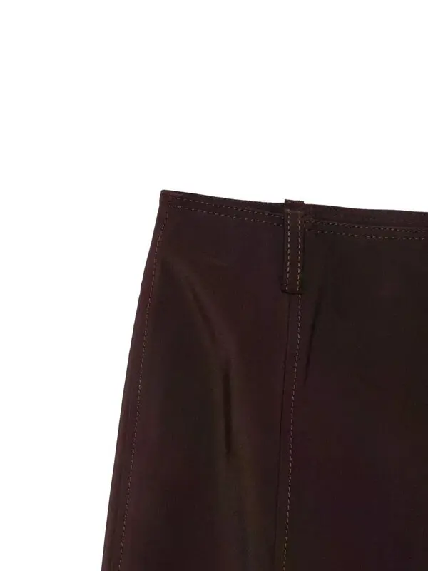 Prada 1990s Panelled A-line Skirt