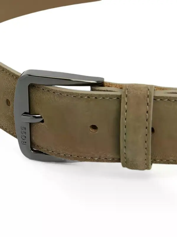 BOSS Suede Buckle-fastening Belt