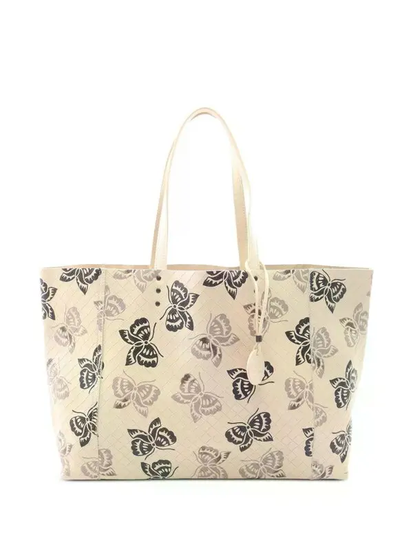 Bottega Veneta Intreccio Mirage Butterfly Tote Bag