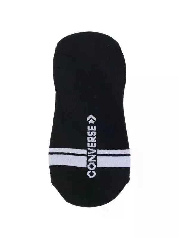 CONVERSE Logo-print Striped Socks