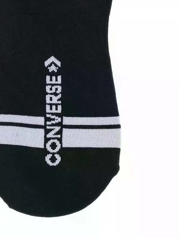 CONVERSE Logo-print Striped Socks