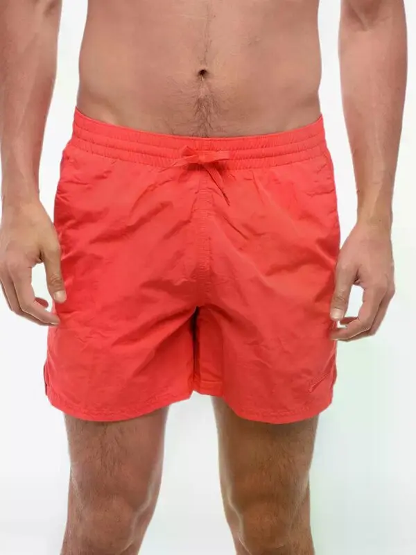 Nike Logo-embroidered Swim Shorts - Orange