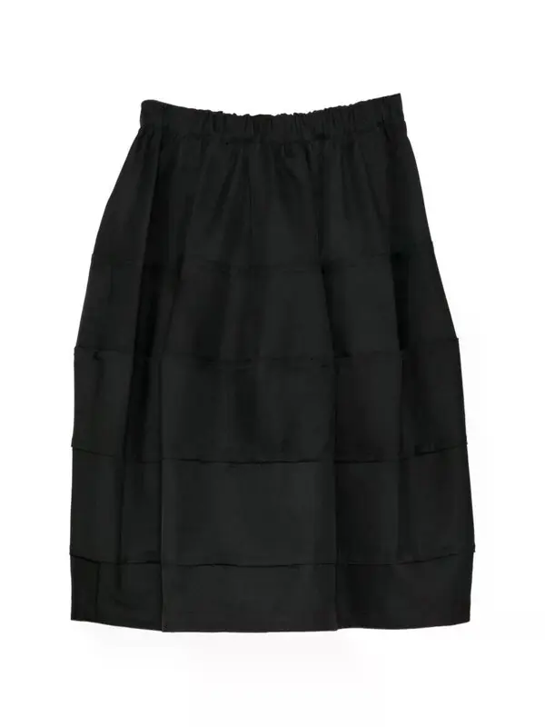 Comme Des Garçons Layered Raw-edge Skirt