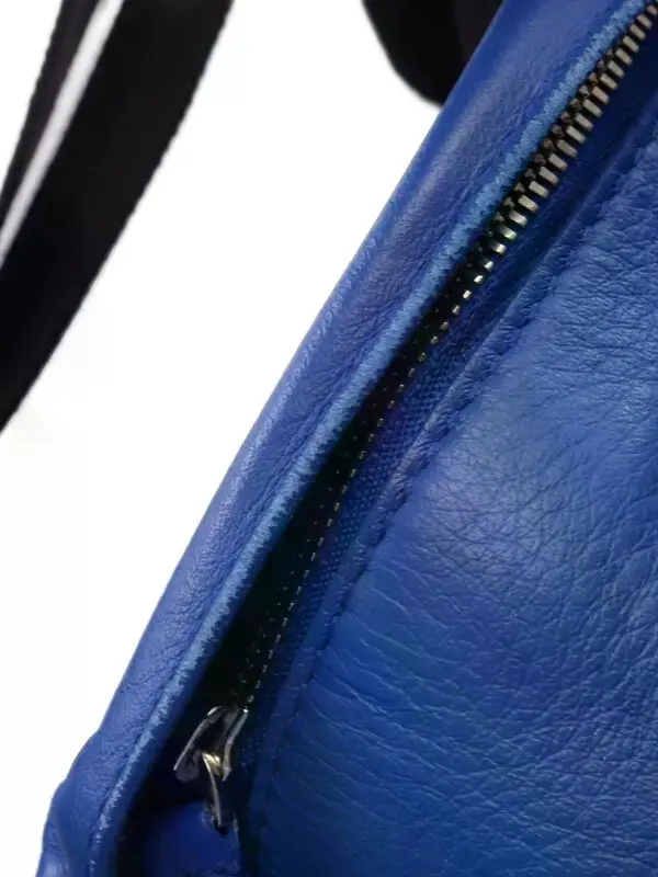 Balenciaga Leather Belt Bag - Blue