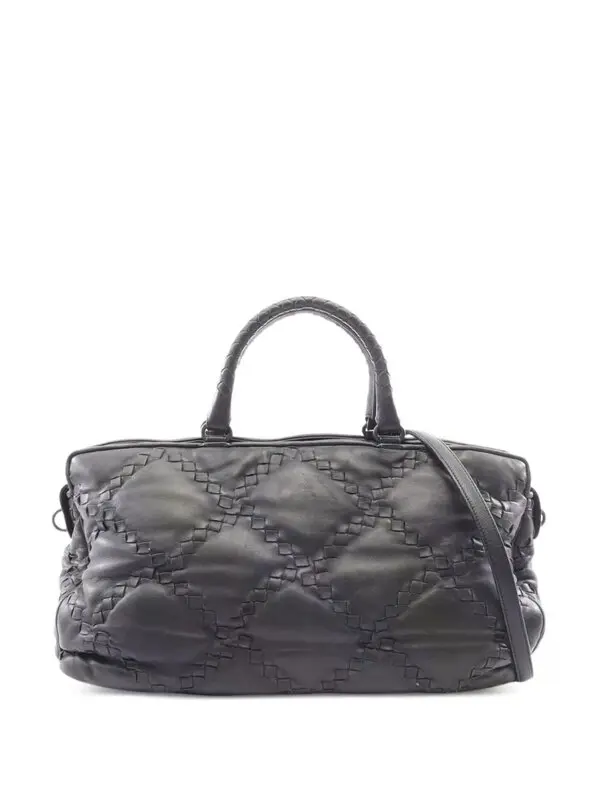 Bottega Veneta Intrecciato Leather Two-way Handbag