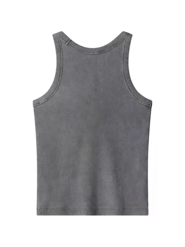 Maison Kitsuné Logo-print Ribbed Tank Top