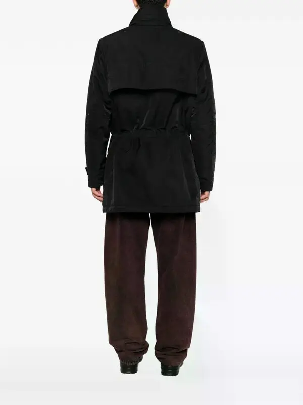 Off-White Racing Staff Logo-embroidered Storm-flap Coat