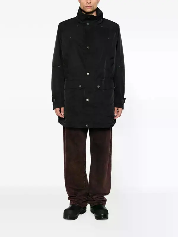 Off-White Racing Staff Logo-embroidered Coat
