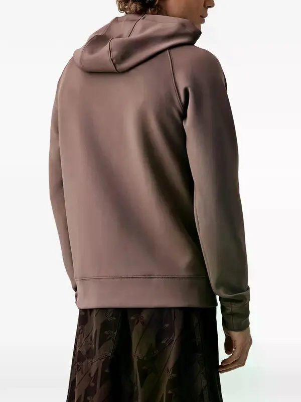 Adidas Logo-print Raglan-sleeve Hoodie
