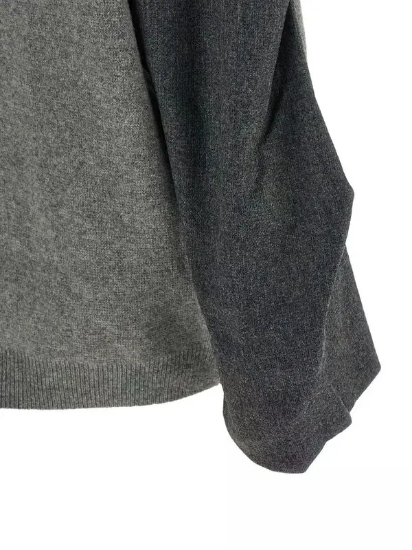 NUDE Two-tone Dropped-shoulder Sweater
