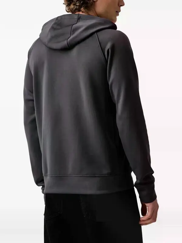 Adidas Logo-print Raglan-sleeve Hoodie