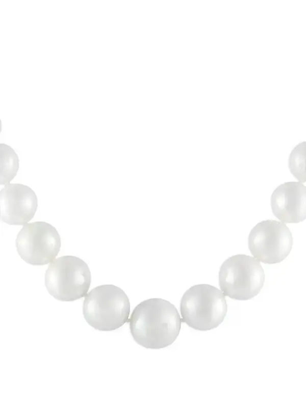 LB EXCLUSIVE Pearl And Diamond Necklace - White