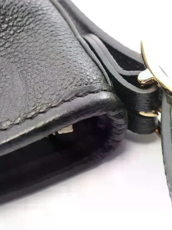 LOUIS VUITTON Monogram Empreinte Carryall Shoulder Bag - Black