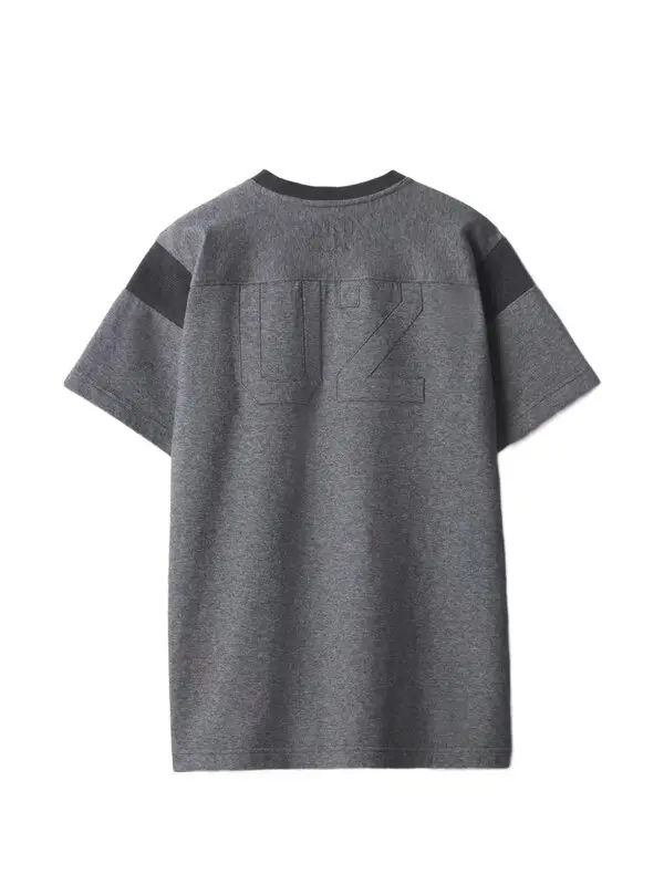 Maison Kitsuné 2002 College Embroidered Panelled T-shirt