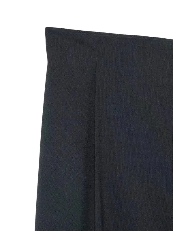 ROMEO GIGLI 1990s Pleated Turn-up Trousers - Black