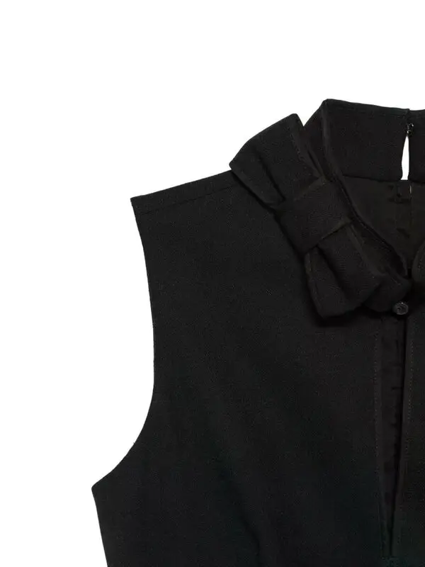 Valentino Garavani Bow Detail Sleeveless Dress