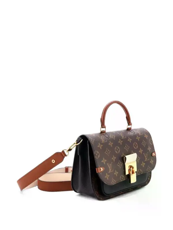 LOUIS VUITTON Monogram Canvas Vaugirard Satchel - Black