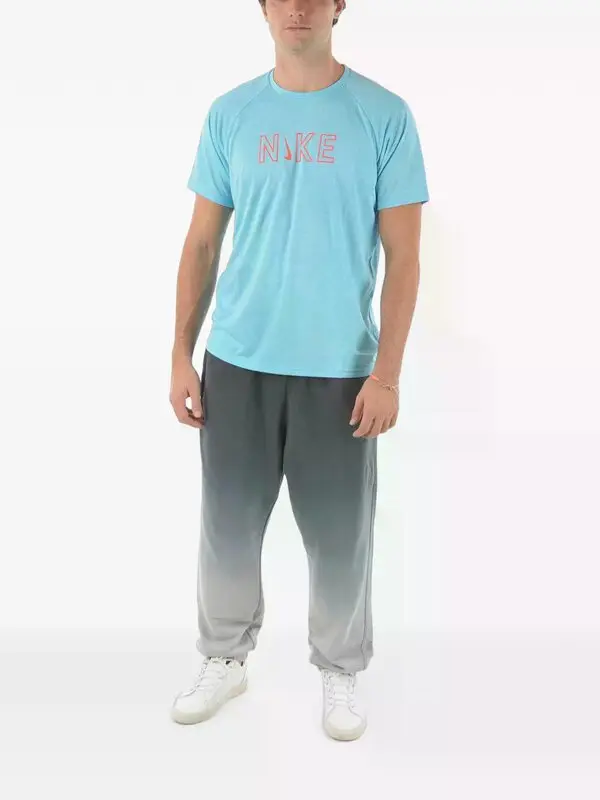 Nike Logo-print Raglan-sleeves T-shirt - Blue