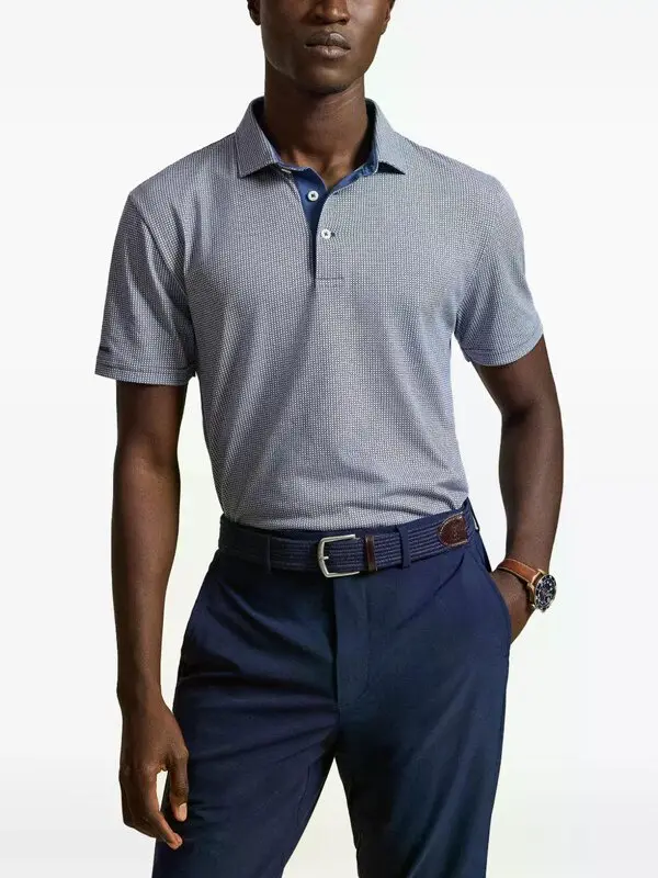 Rlx Ralph Lauren True-stay Printed Polo Shirt