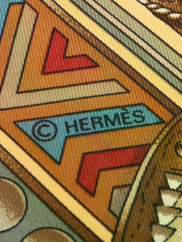 Hermès 2010s L'or Des Chefs Scarf - Yellow