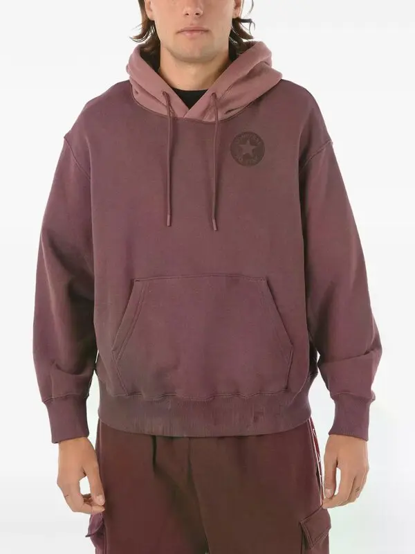 CONVERSE Chuck Taylor Logo-patch Hoodie - Red