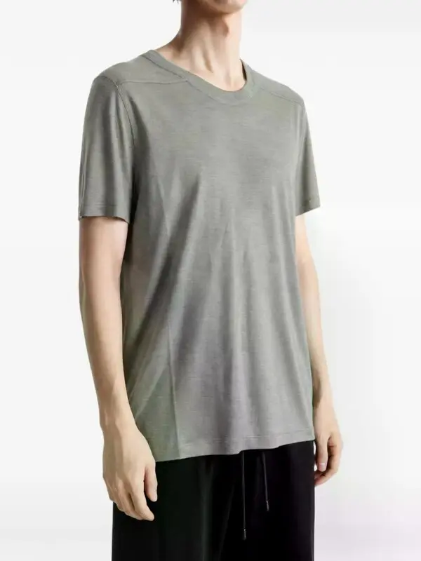 Rick Owens Short Level Seam-detail T-shirt