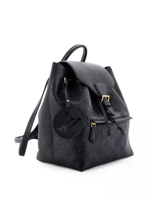 LOUIS VUITTON Montsouris Nm Monogram Empreinte Leather Pm Backpack