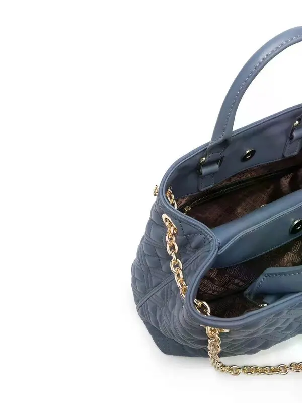 Moschino Quilted Logo-lettering Bag