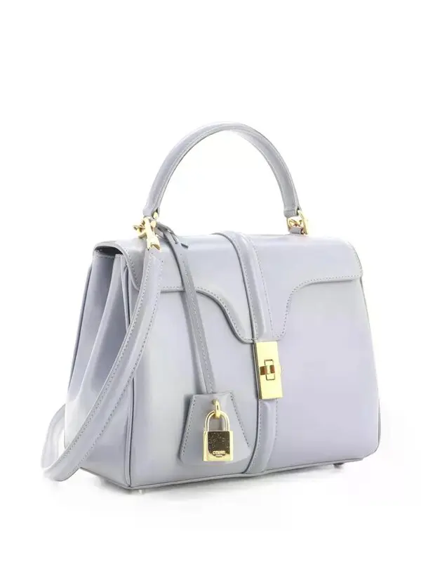 Celine 16 Top Handle Bag Smooth Calfskin Small Satchel
