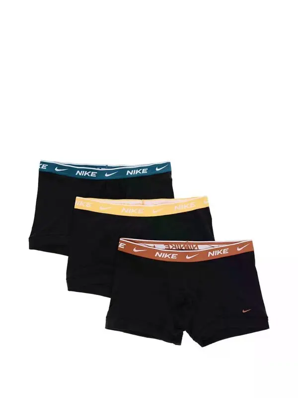 Nike Logo-waistband Set Of Three Boxer Briefs
