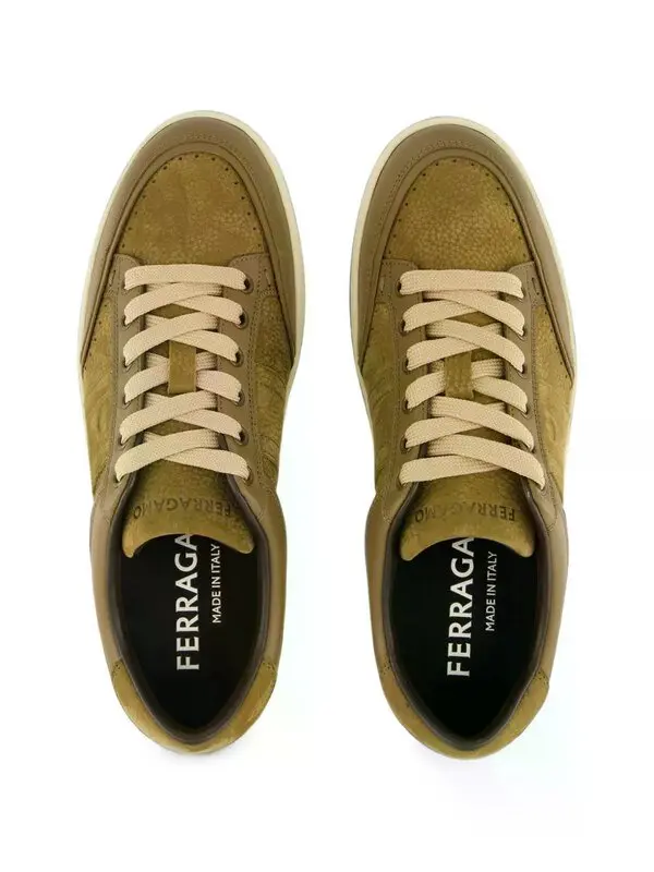 FERRAGAMO Low-top Sneakers With Signature