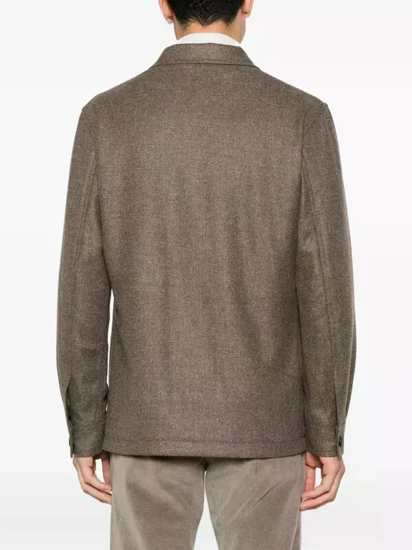 Tagliatore Button-up Wool Jacket