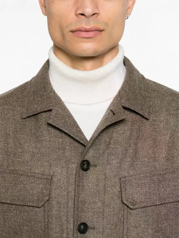 Tagliatore Button-up Wool Jacket