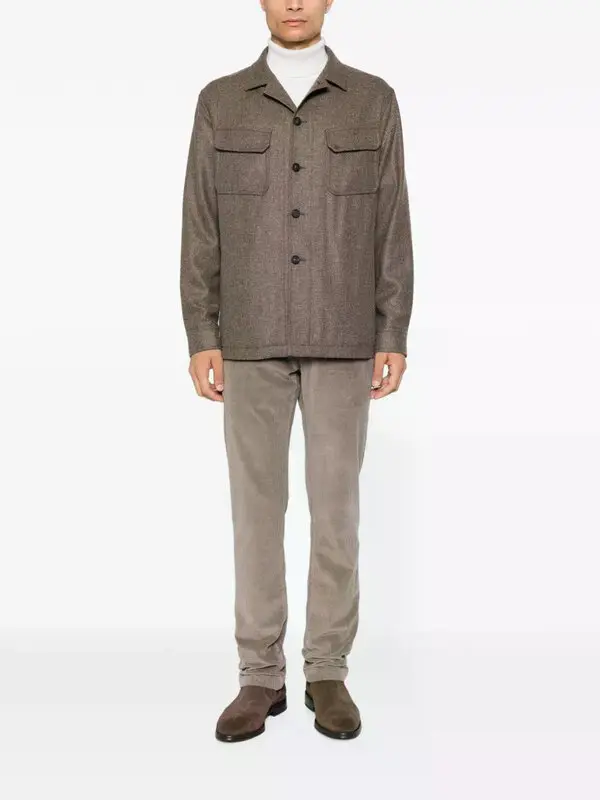 Tagliatore Button-up Wool Jacket