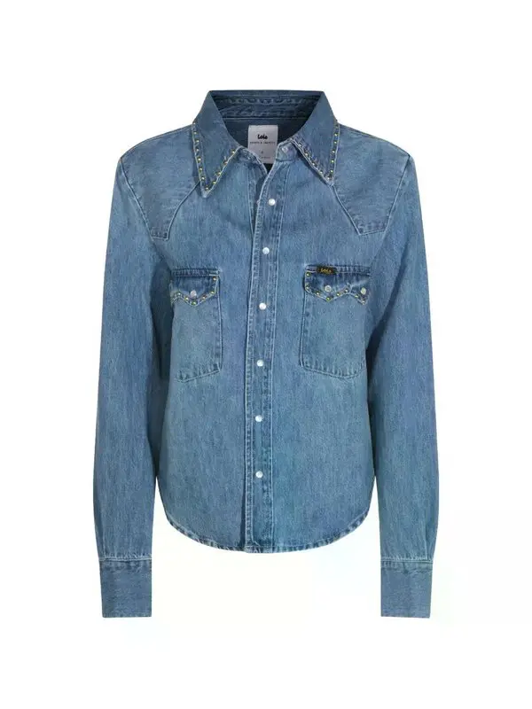 LOIS Studded Denim Shirt