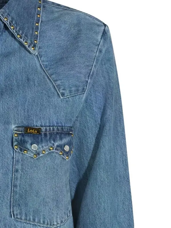 LOIS Studded Denim Shirt