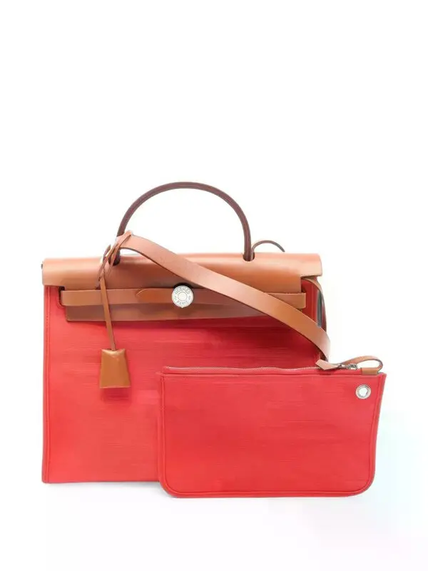 Hermès Herbag Zip Pm Handbag - Red