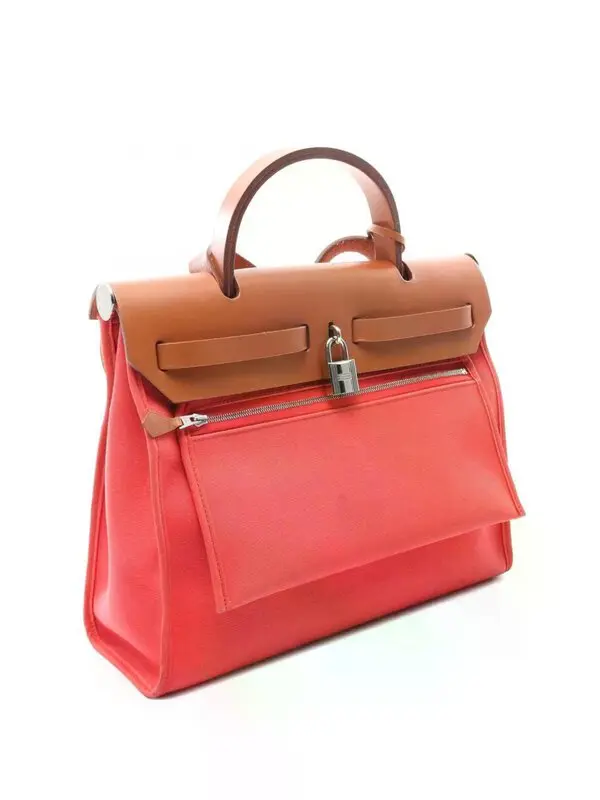 Hermès Herbag Zip Pm Handbag - Red