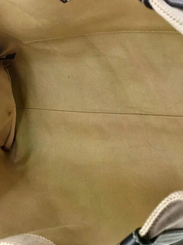 Chloé Woody Canvas With Leather Medium Tote Bag