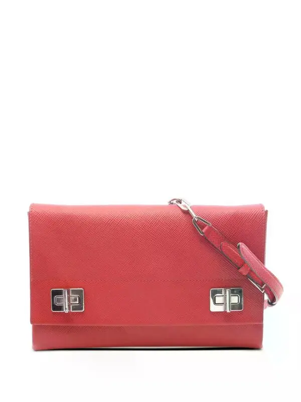 Prada Saffiano Leather Shoulder Bag