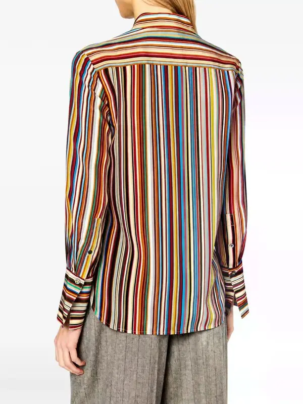 Paul Smith Artist Stripe Silk Shirt